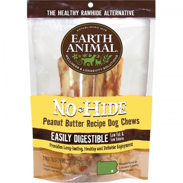 Earth Animal D No Hide PB 4" 2-Pack